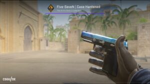 Five-Seven Case Hardened Blue Gem Patterns in CS2 - CSGUIDE